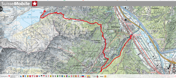 Randonnée Vernayaz Salanfe - Auberge de Salanfe